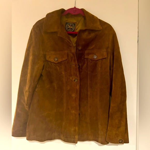 Harold's | Jackets & Coats | Vintage Harolds Genuine Suede Trucker ...
